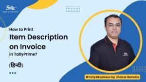 How to Generate Proforma Invoice in Tally Prime? – Tally4Business.com ...